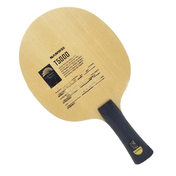Original SANWEI T5000 CARBON Table Tennis Blade (5+2 Carbon) T-5000 Ra ...