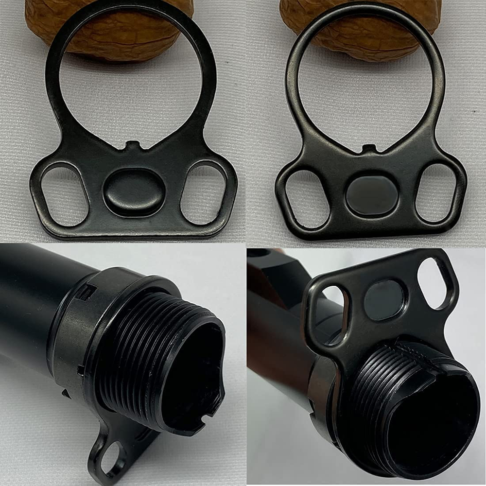 Tactical Rifle End Plate Sling Adapter Dual Loop Ambidextrous One Sing ...